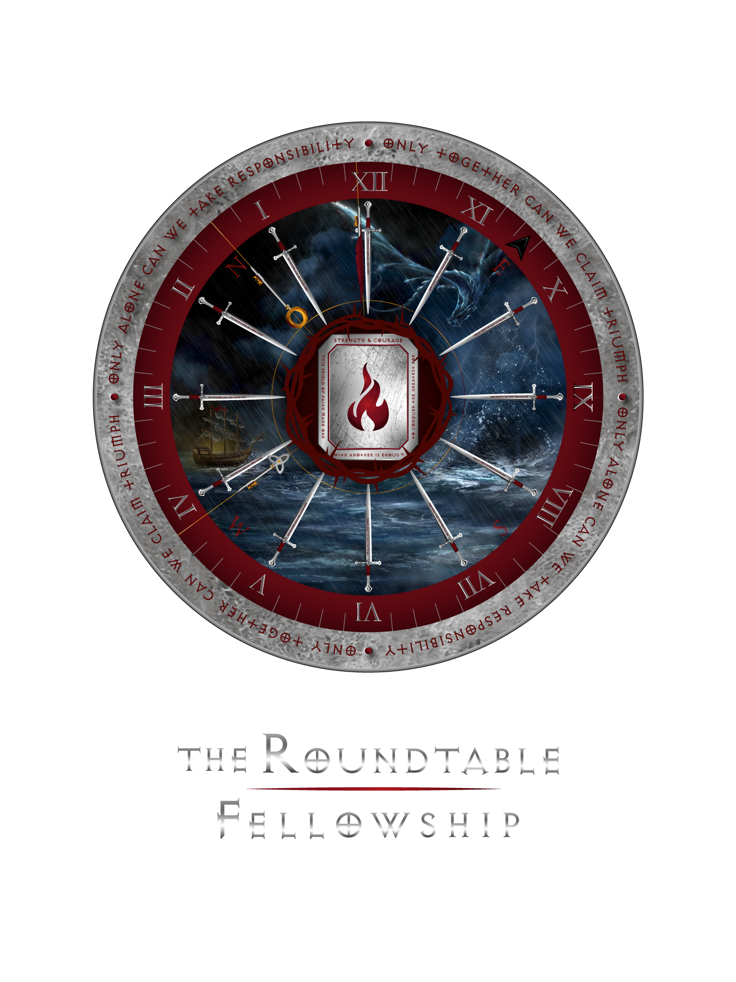 Roundtable Logo – Kenzie Lee Illustrations